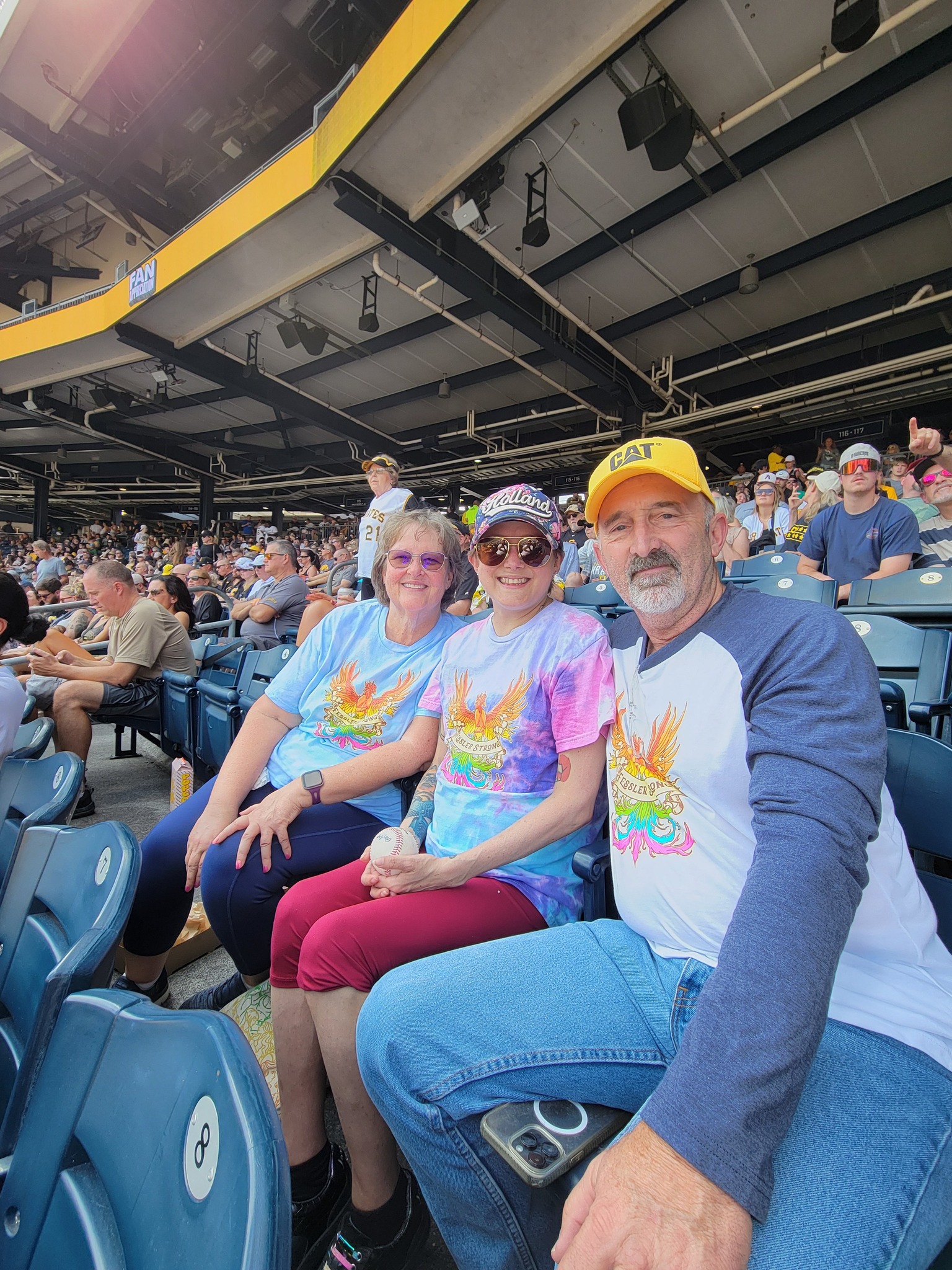 Enjoying my Mother & Father in Pittsburgh - COTA for Fessler Strong