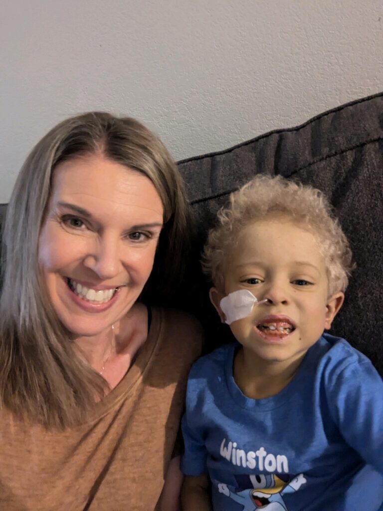 Donor and Donee 2 days before transplant! – COTA for Team Winston